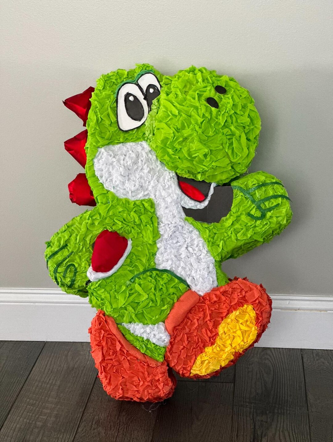 Yoshi Inspired Piñata/pinata , Piñata De Yoshi, Mario Bros Pinatas - Etsy