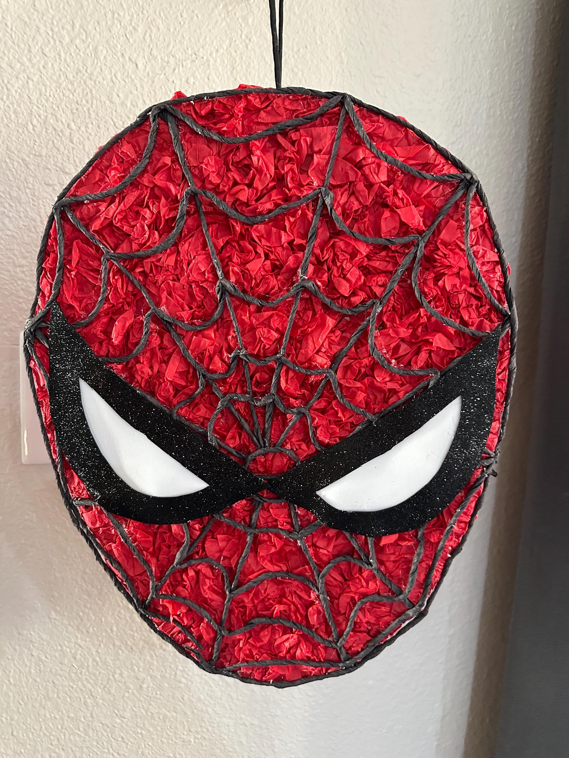 Spiderman Pinata, Superhero Theme Party Decor - Etsy