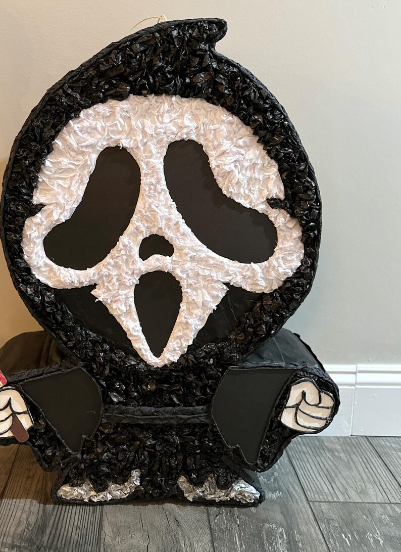 Ghost Face Inspired Piñata/pinata, Scream Themed Piñata/pinata - Etsy