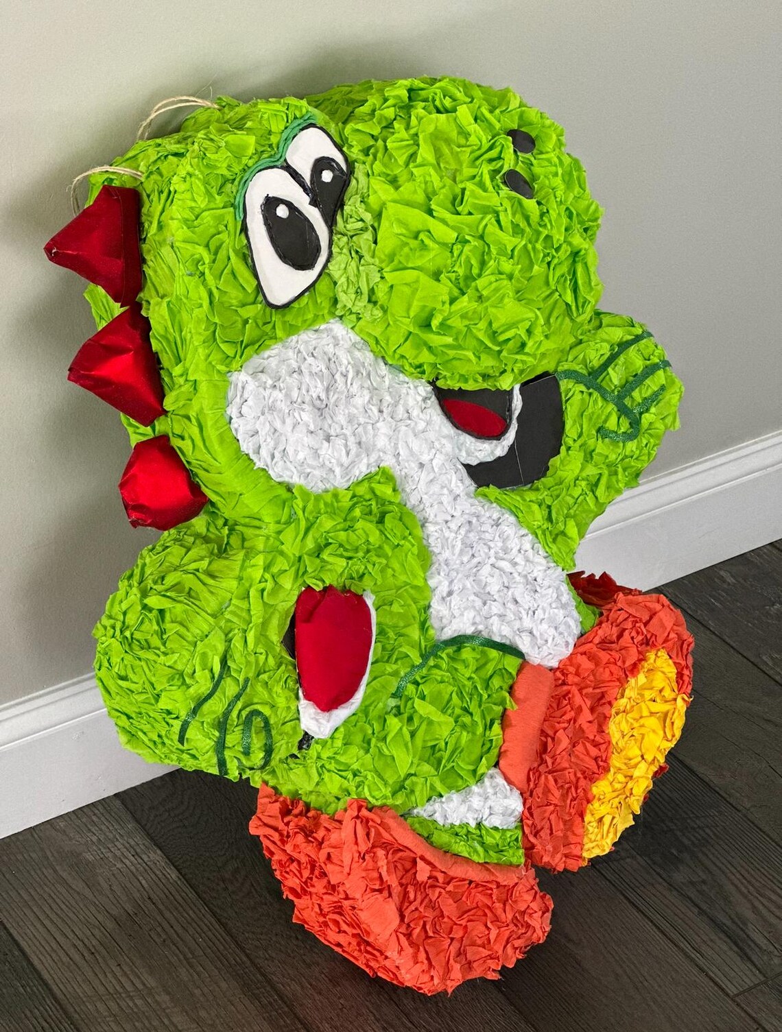 Yoshi Inspired Piñata/pinata Big 28in'' , Piñata De Yoshi, Mario Bros ...