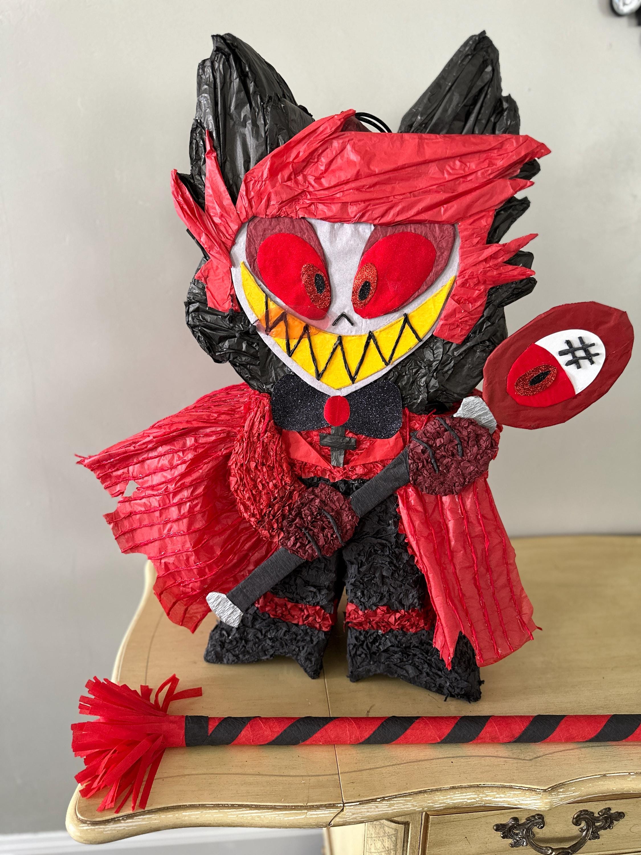 Alastor Inspired Piñata/pinata , Hazbin Hotel Piñata/pinata, Pinata De ...