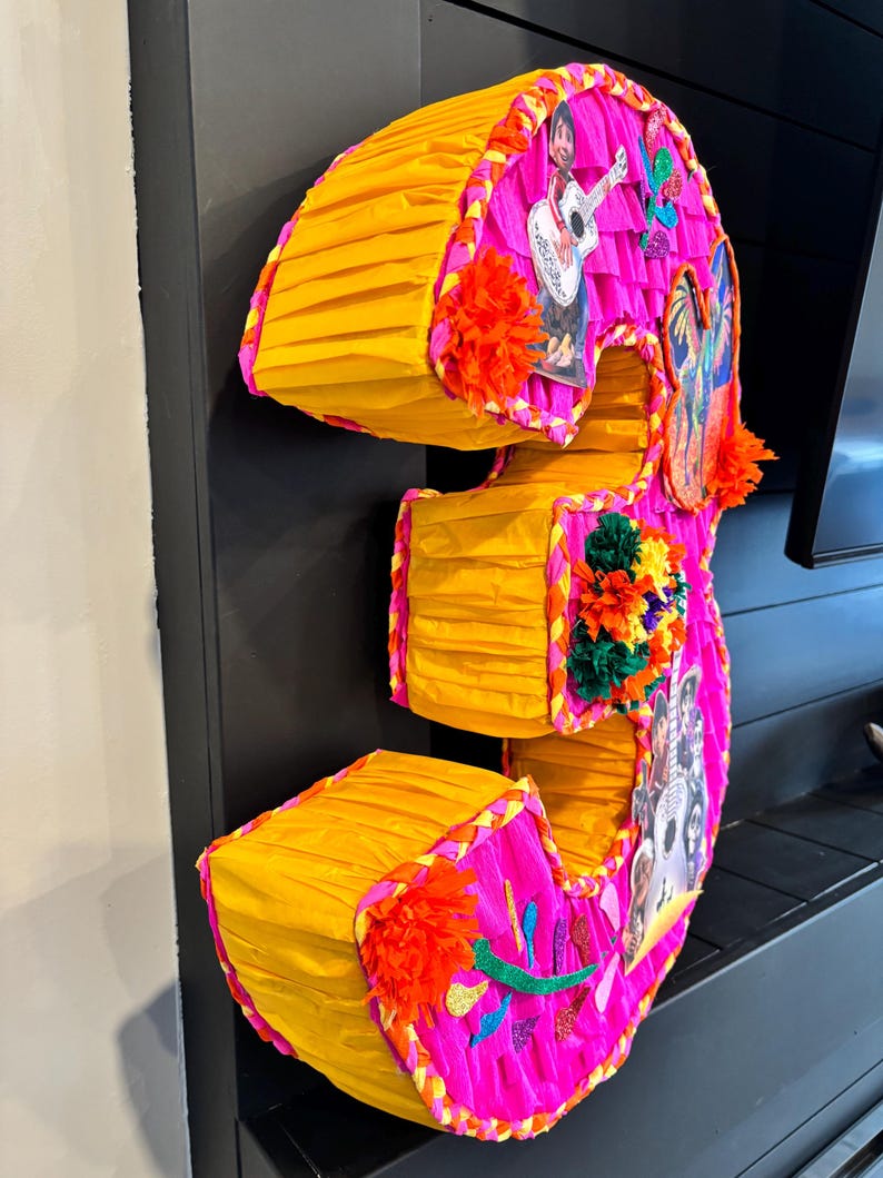 COCO Number Pinata: Handmade Party Supplies - Etsy