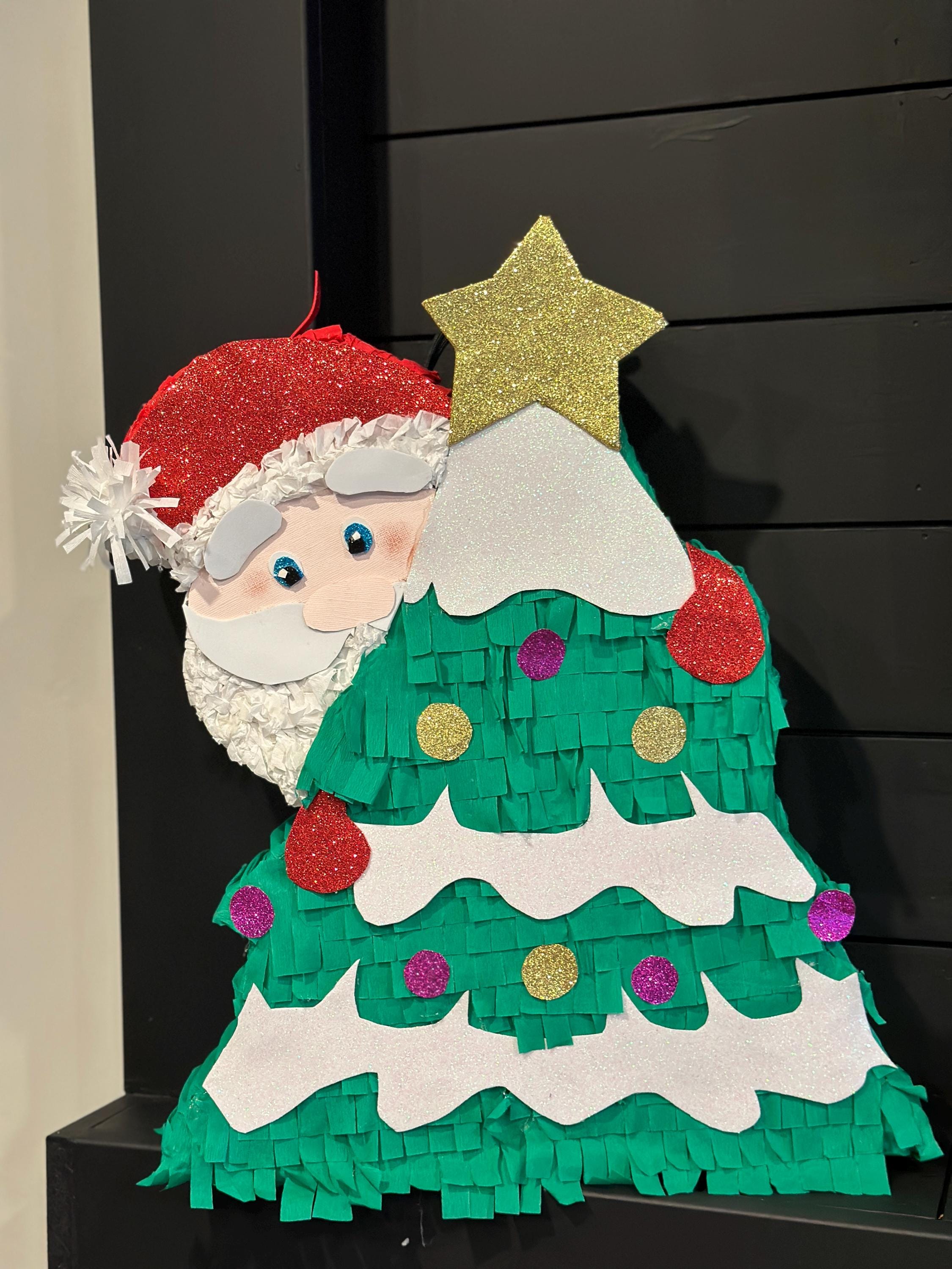 Santa Claus Pinata/piñata, Christmas Pinata, Christmas Decor, Christmas ...