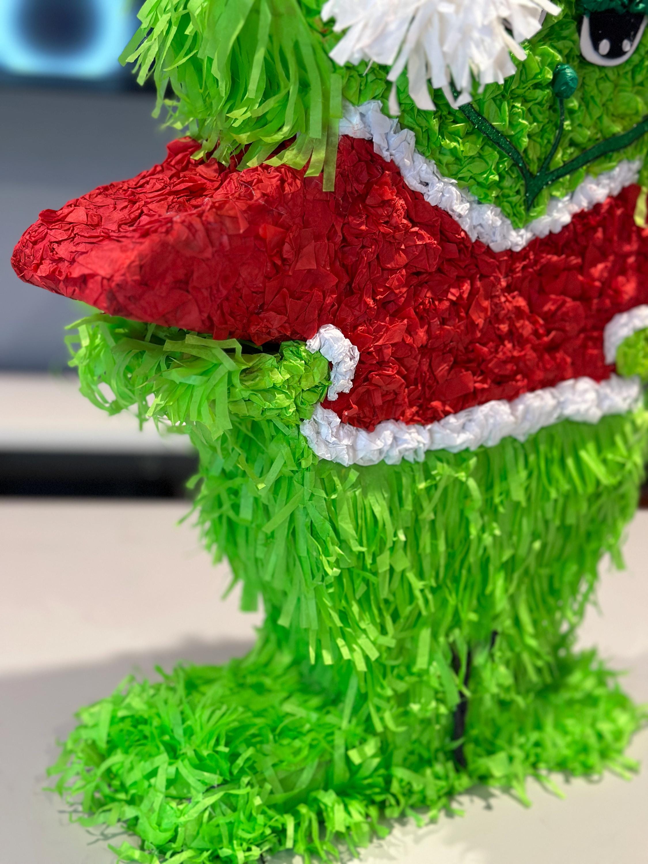 Grinch Inspired Pinata/piñata, Christmas Pinata, Christmas Decor - Etsy