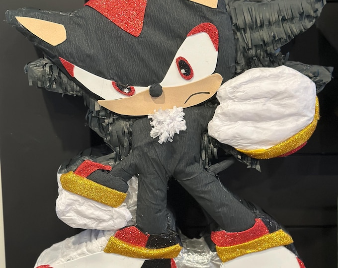 Shadow (sonic) Piñata - Etsy