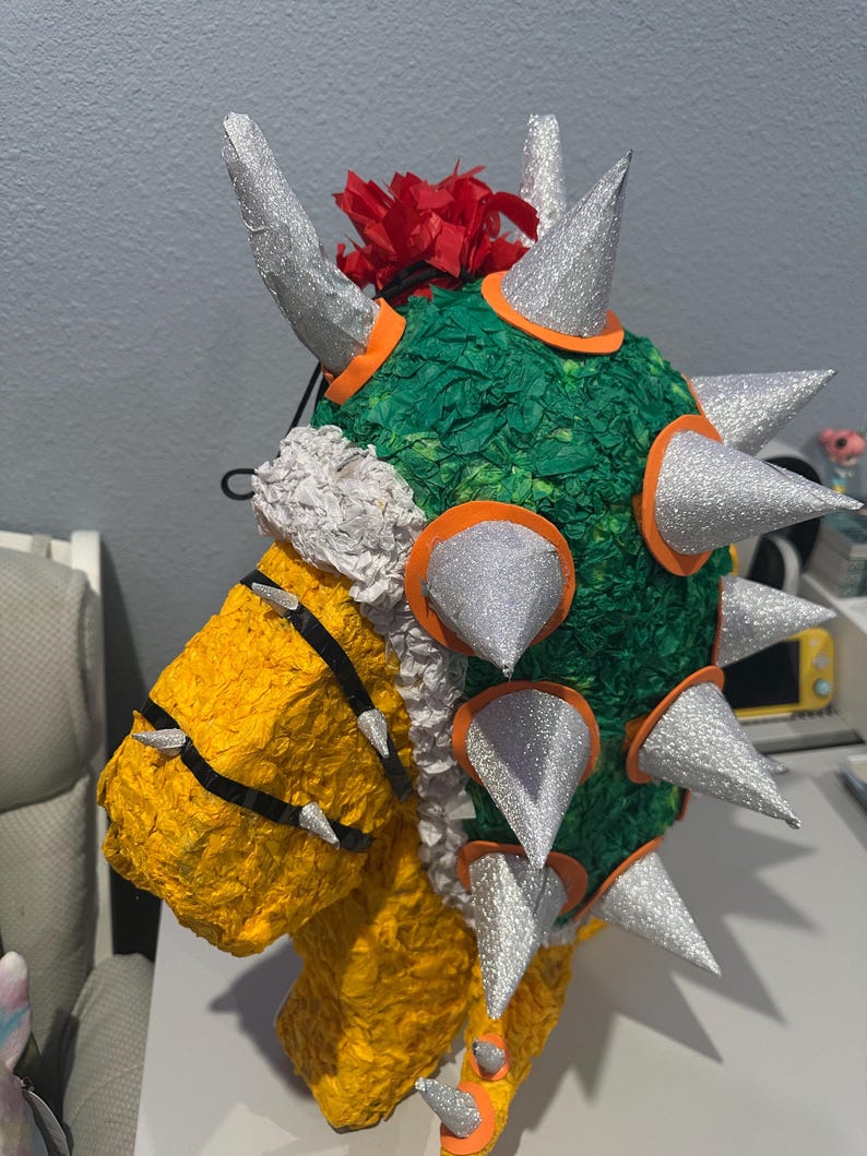 Bowser Inspired Piñata/pinata, Mario Themed Piñata/pinata, Pinata De ...