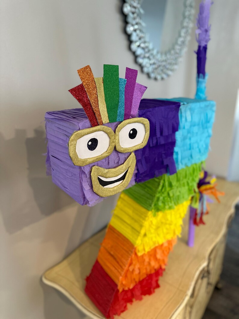 Numberblocks Inspired Piñata/pinata, Piñata De Numberblocks - Etsy
