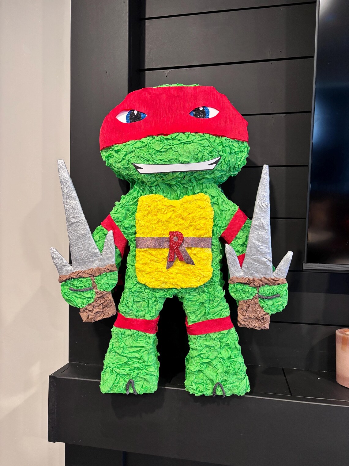 Ninja Turtle Inspired Pinata, Raphael Piñata, Teenage Mutant Ninja ...