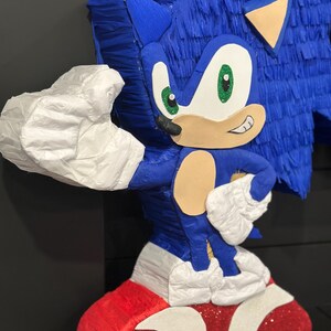Handmade Sonic Inspired Pinata: Birthday Party Decor - Etsy