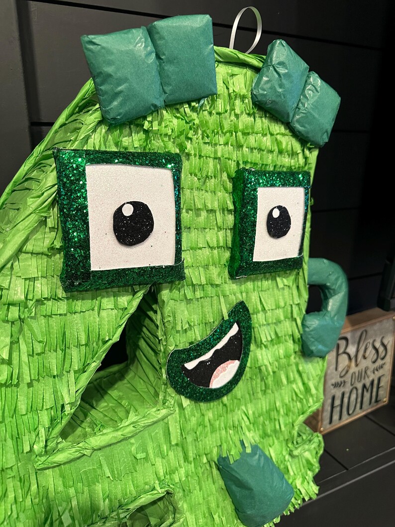 Numberblocks Inspired Number 4 Pinata - Handmade Party Decor - Etsy