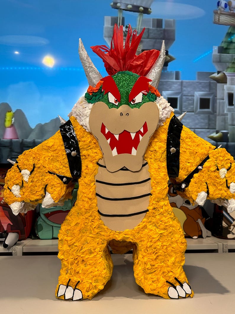Bowser Inspired Piñata, Mario Bros Party Decoration - Etsy