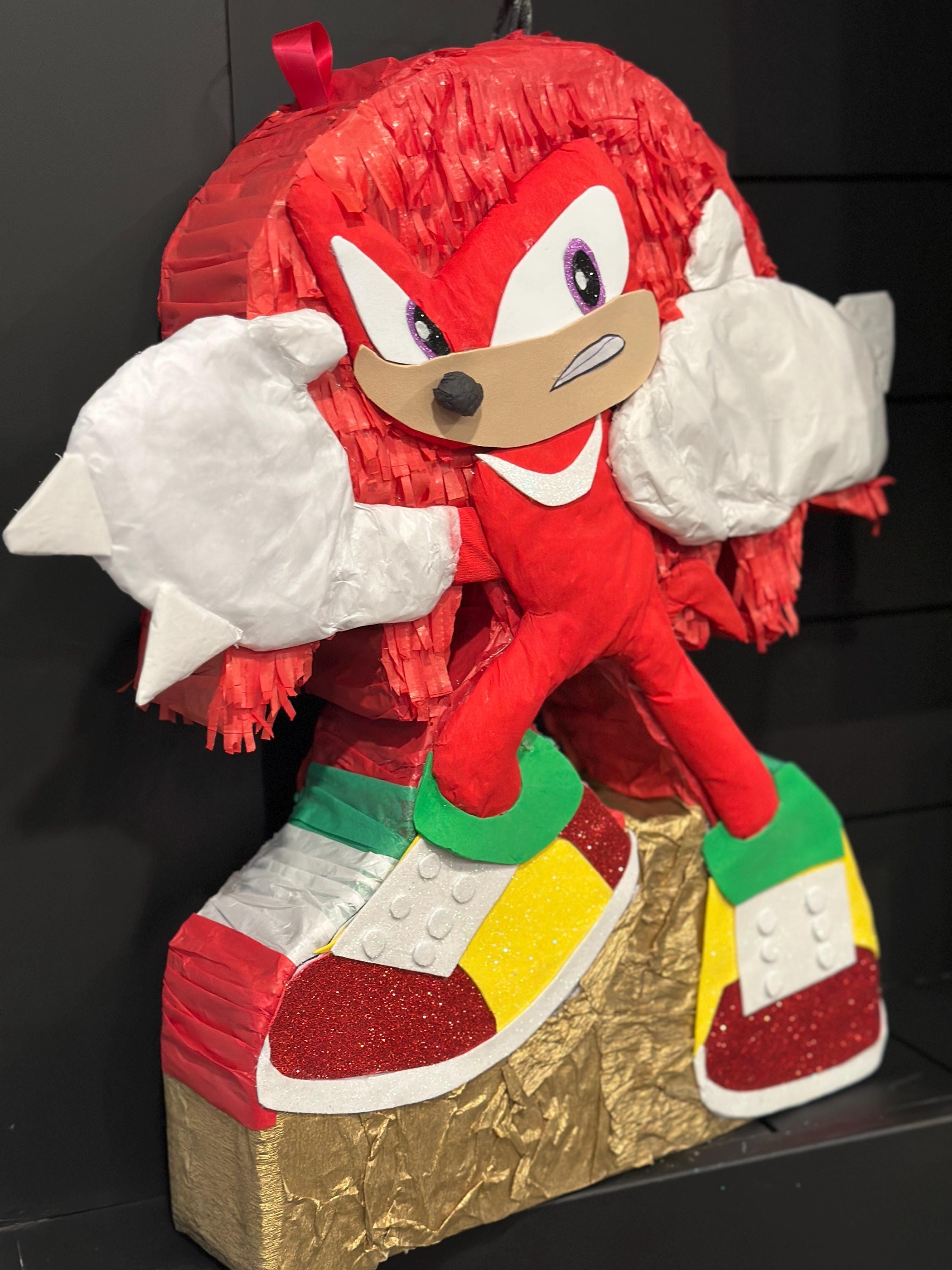 Knuckles Inspired Pinata: Sonic Birthday Party Decor - Etsy