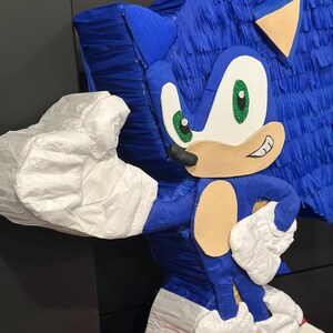 Handmade Sonic Inspired Pinata: Birthday Party Decor - Etsy