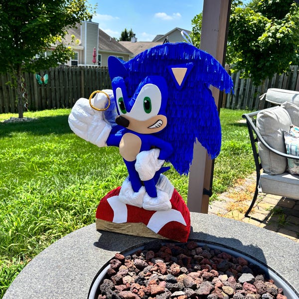 Sonic the Hedgehog Pinata - Etsy