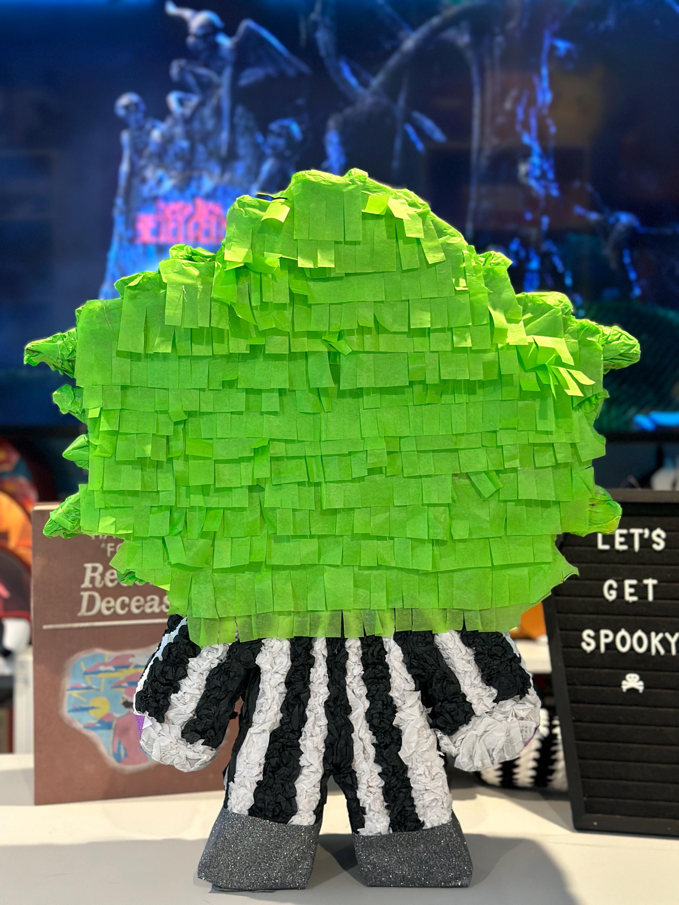 Beetlejuice Inspired Piñata: Handmade Halloween Party Decor - Etsy