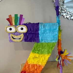 Numberblocks Inspired Piñata/pinata, Piñata De Numberblocks - Etsy
