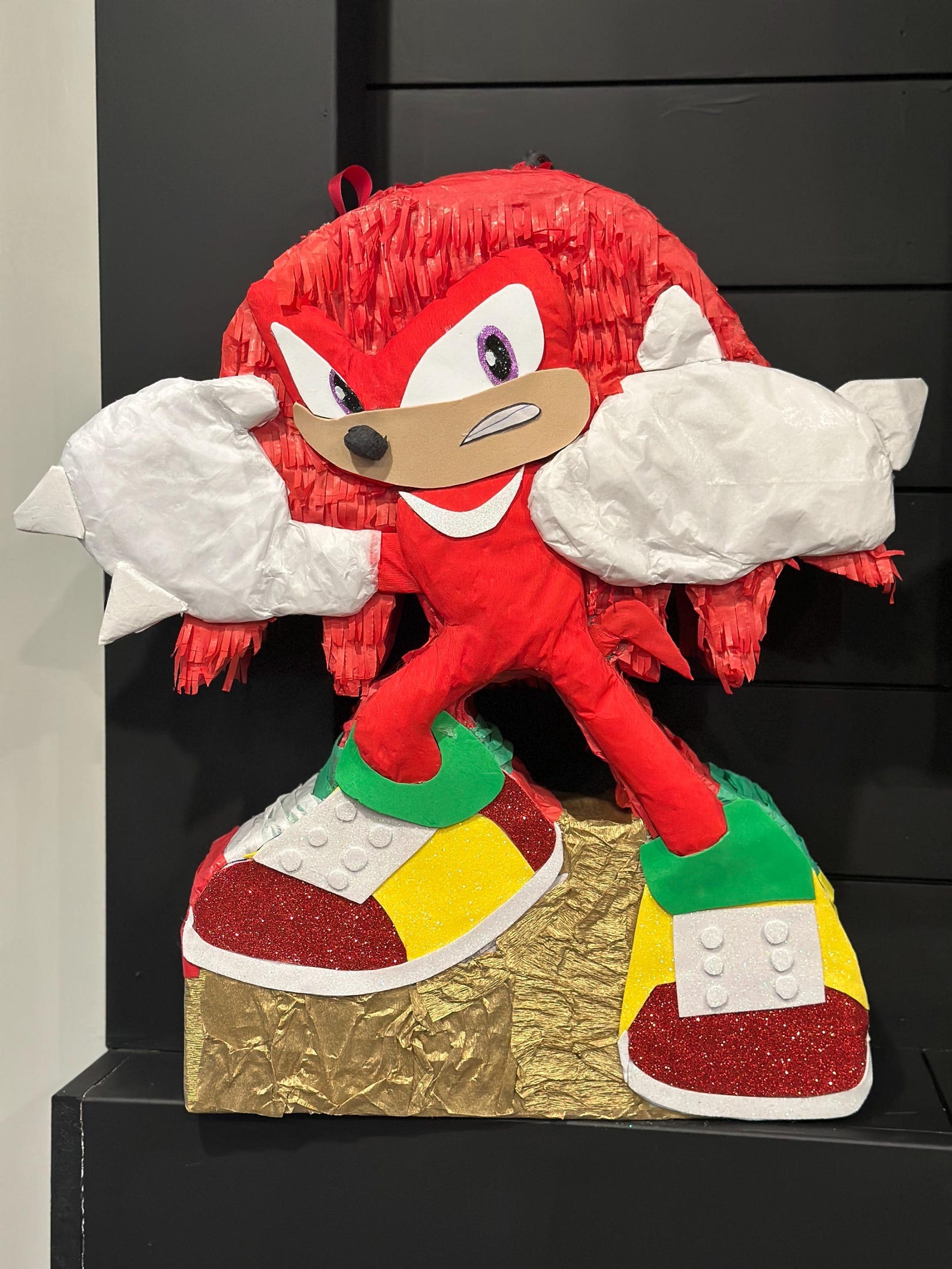 Knuckles Inspired Pinata: Sonic Birthday Party Decor - Etsy