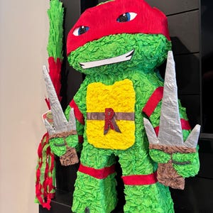 Ninja Turtle Inspired Pinata, Raphael Piñata, Teenage Mutant Ninja Turtles Piñata Inspired - Etsy