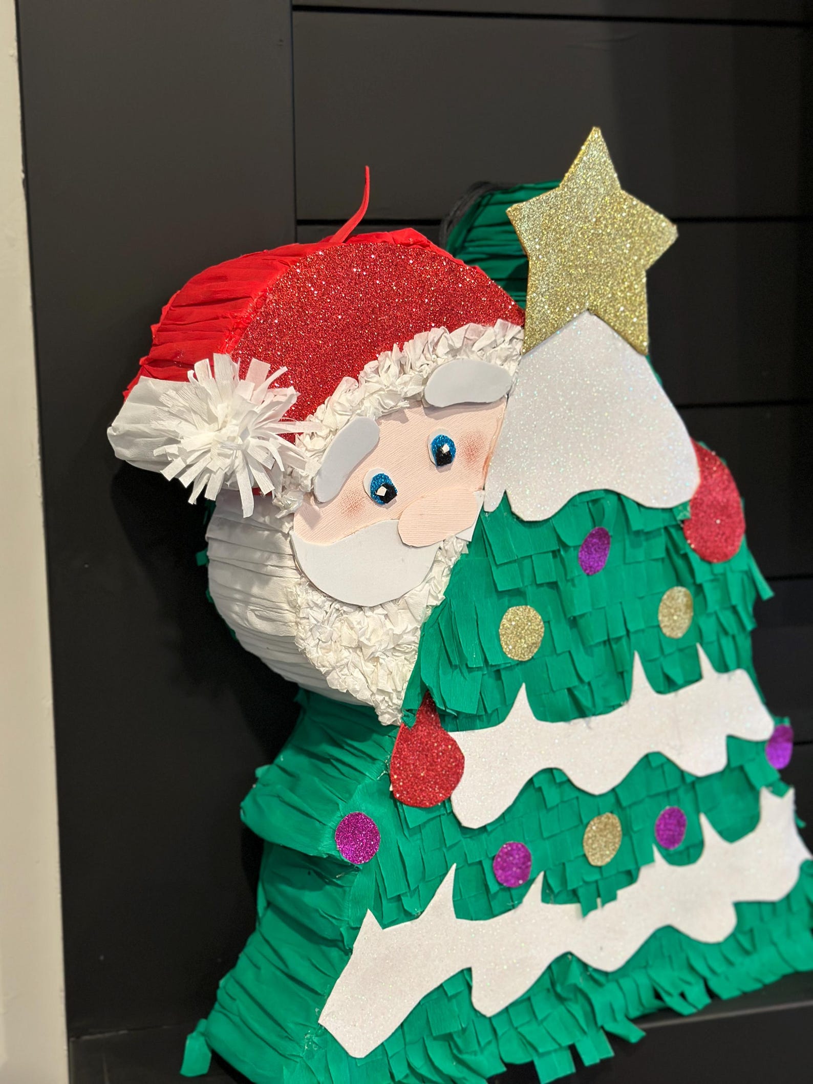 Santa Claus Pinata/piñata, Christmas Pinata, Christmas Decor, Christmas ...