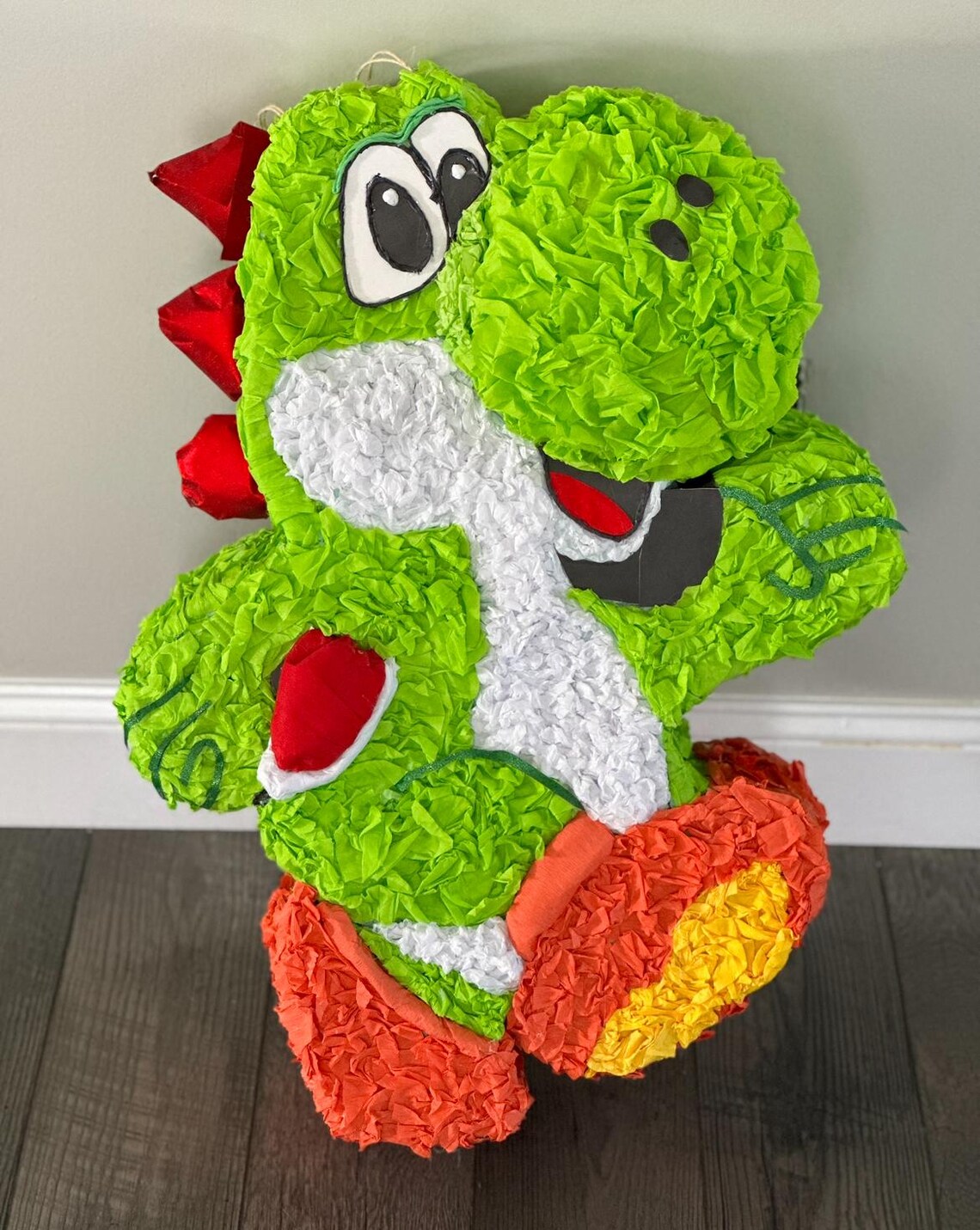 Yoshi Inspired Piñata/pinata Big 28in'' , Piñata De Yoshi, Mario Bros ...