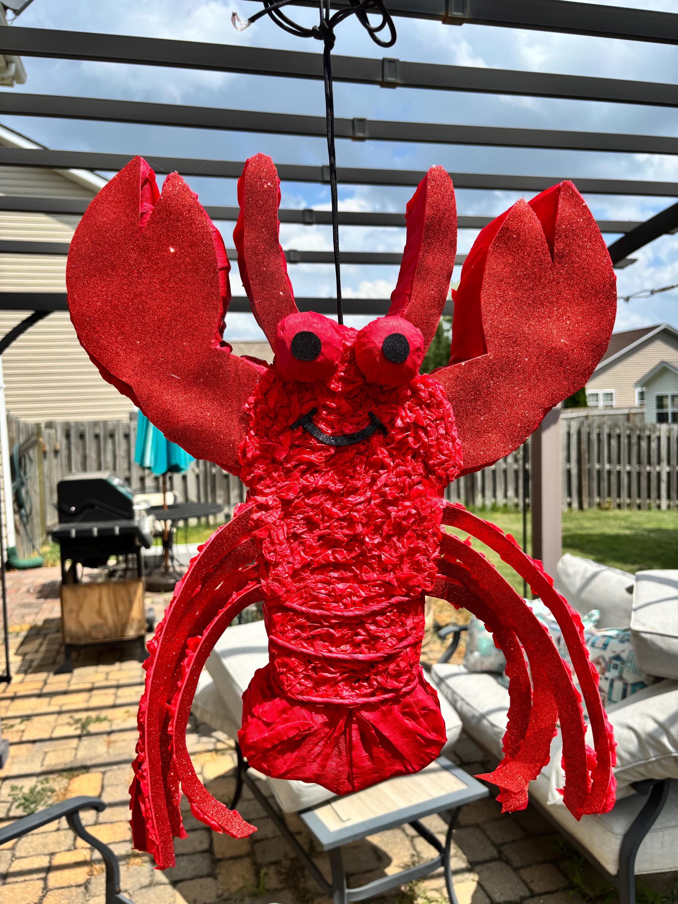 Red Lobster Pinata: Beach Party Decoration - Etsy
