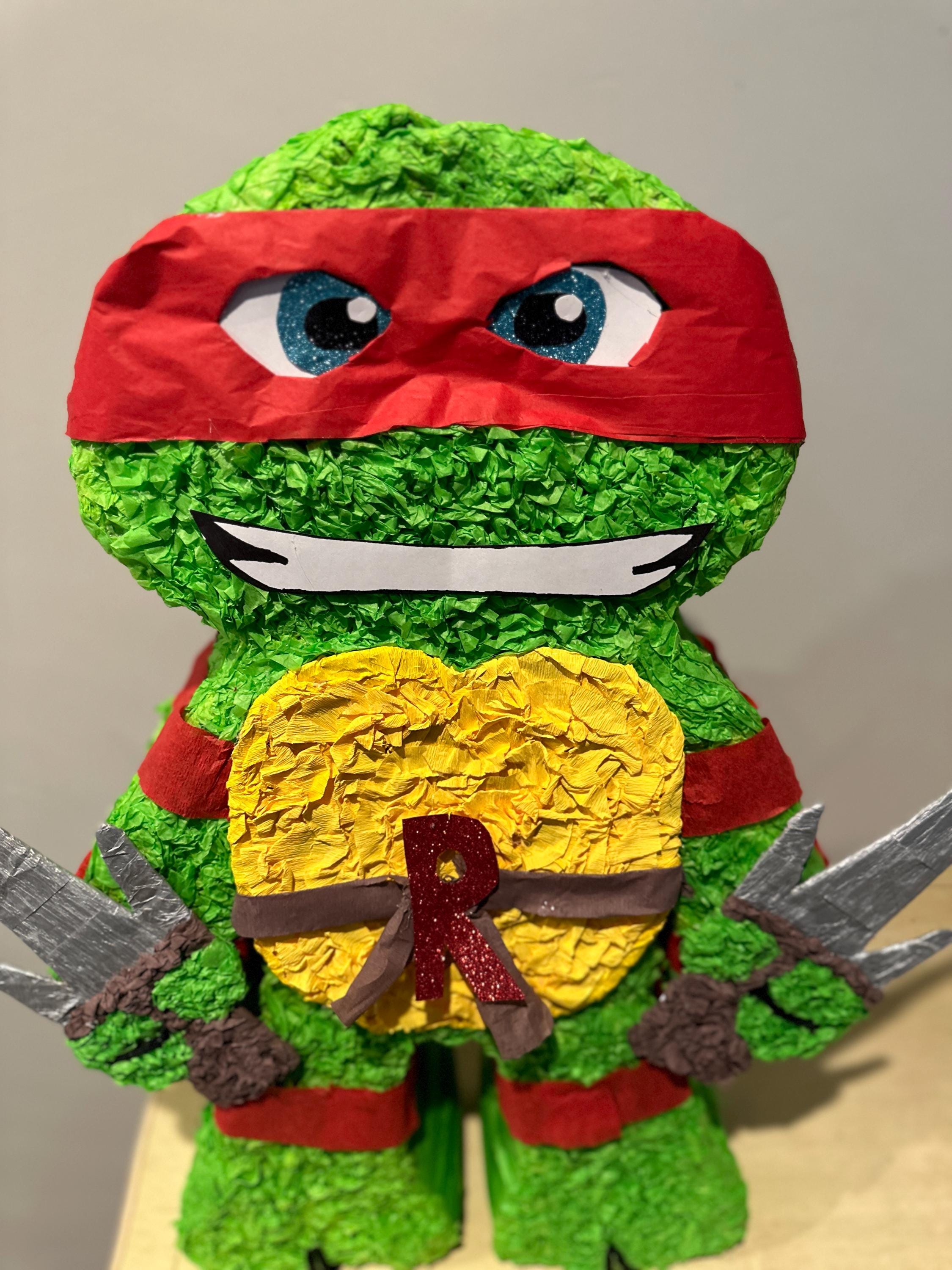 Ninja Turtle Inspired Pinata, Raphael Piñata, Teenage Mutant Ninja ...