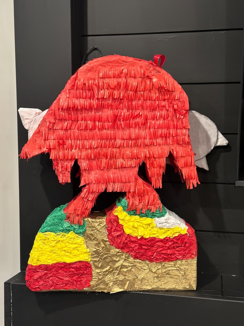 Knuckles Inspired Pinata: Sonic Birthday Party Decor - Etsy