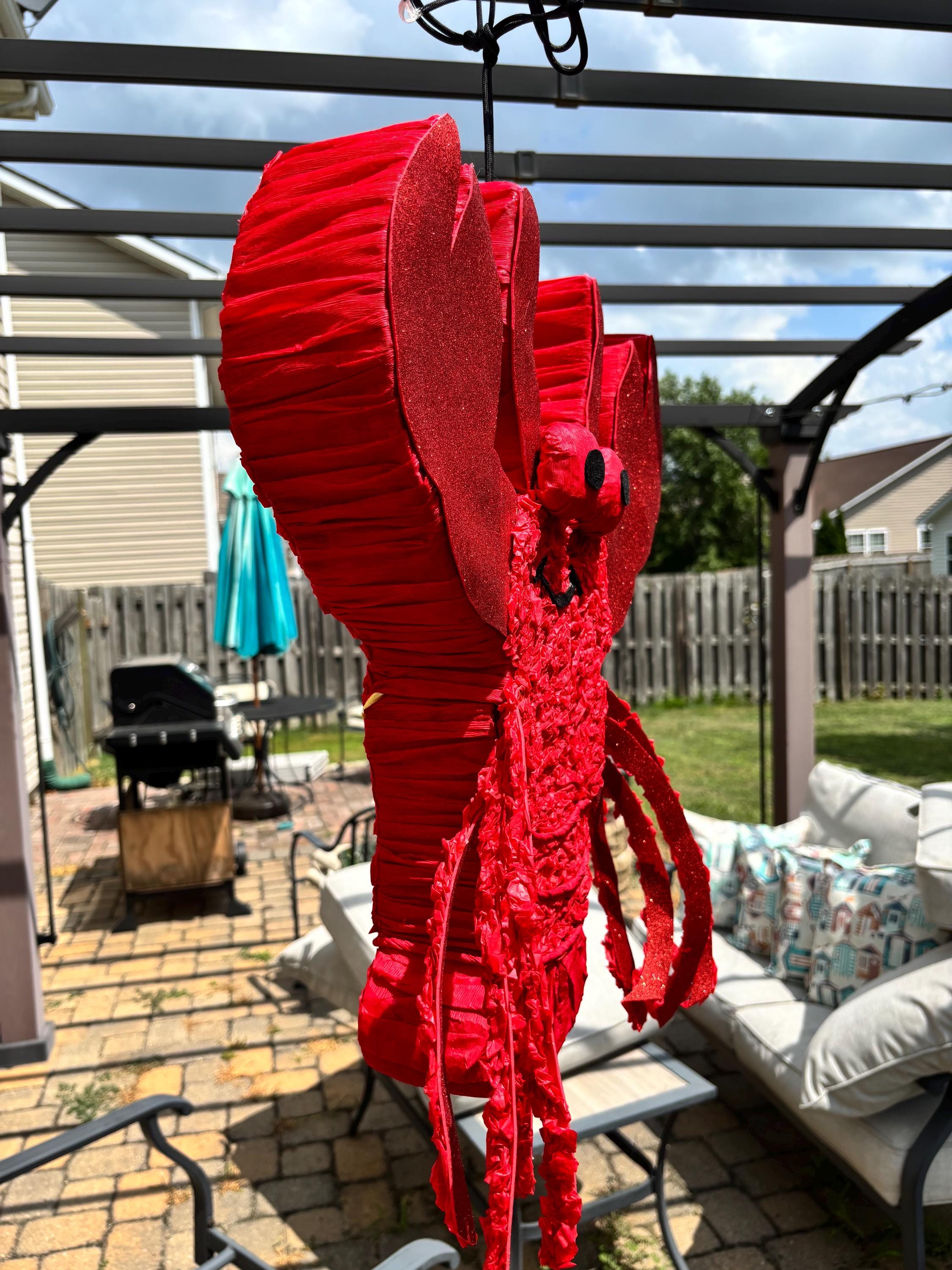 Red Lobster Pinata: Beach Party Decoration - Etsy