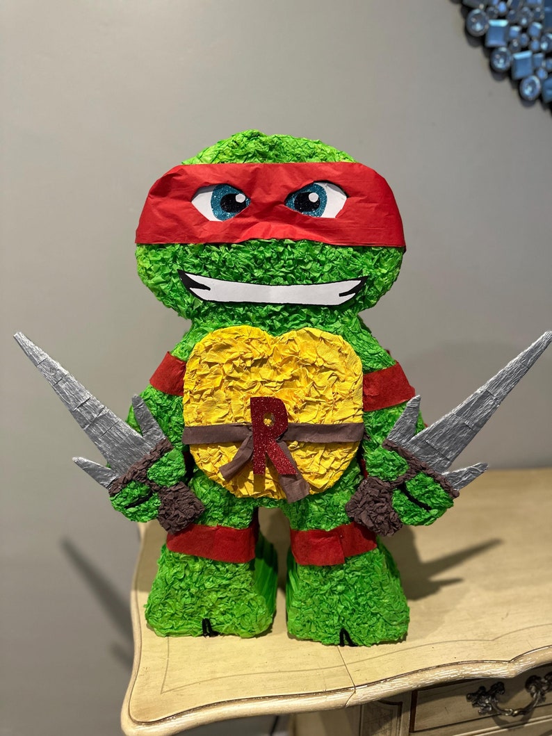 Ninja Turtle Inspired Pinata, Raphael Piñata, Teenage Mutant Ninja ...