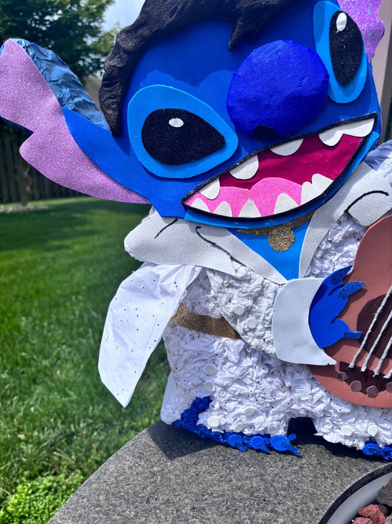 Handmade Elvis Stitch Pinata: Lilo & Stitch Party Decor - Etsy