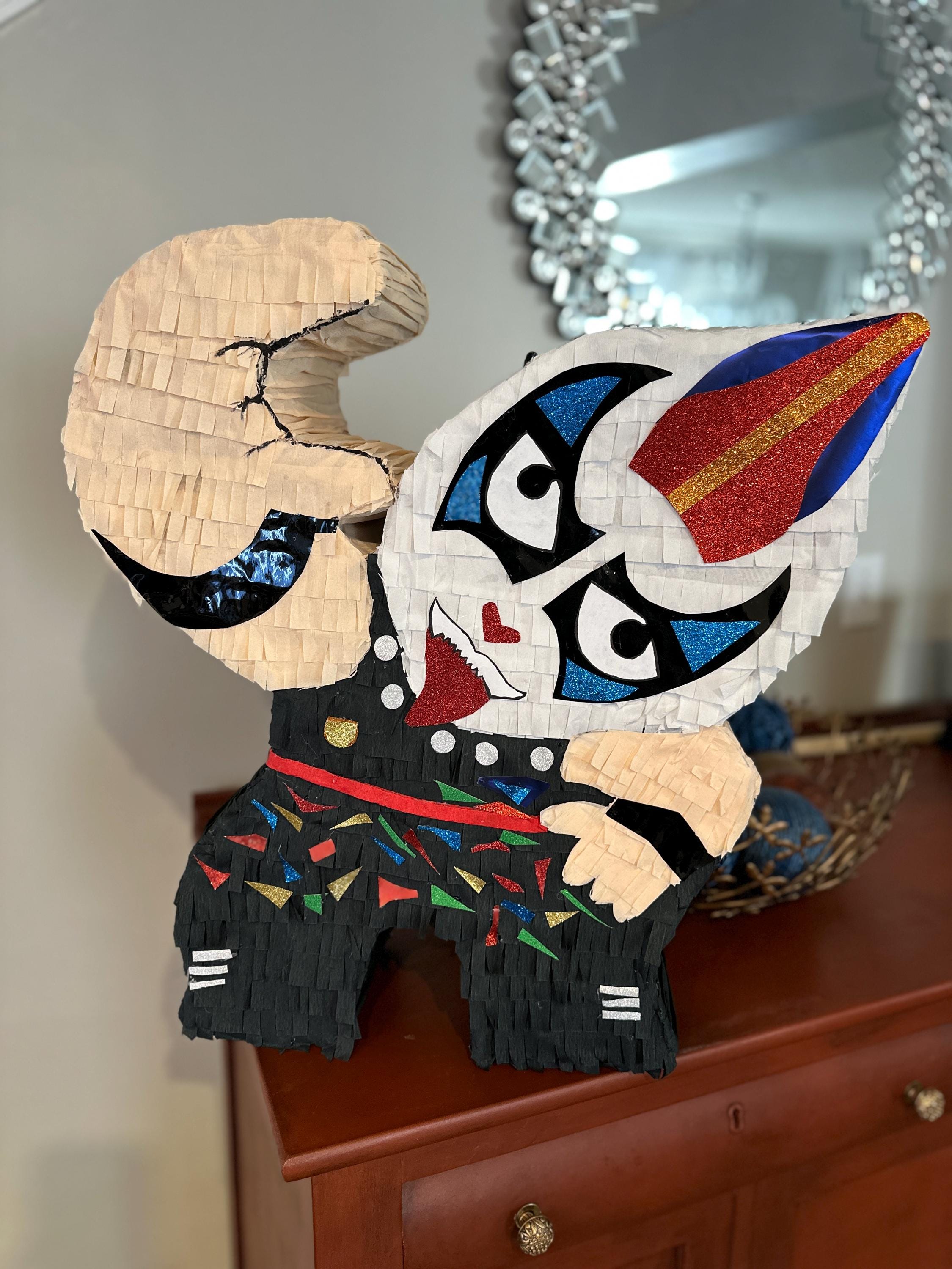 Psycho Clown Pinata, Pinata De Psycho Clown, Pinata De Luchador - Etsy