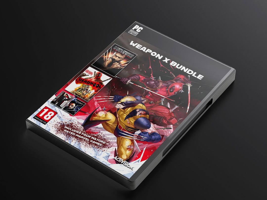 Deadpool & X-men Origins: Wolverine custom Physical Box - Etsy