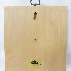 Hallmark Plaque Sunset Picture Wood Vintage Wall Decor Home Decor 1980 ...