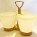 Tupperware Condiment Caddy Container Server With Lids Vintage Plastic ...