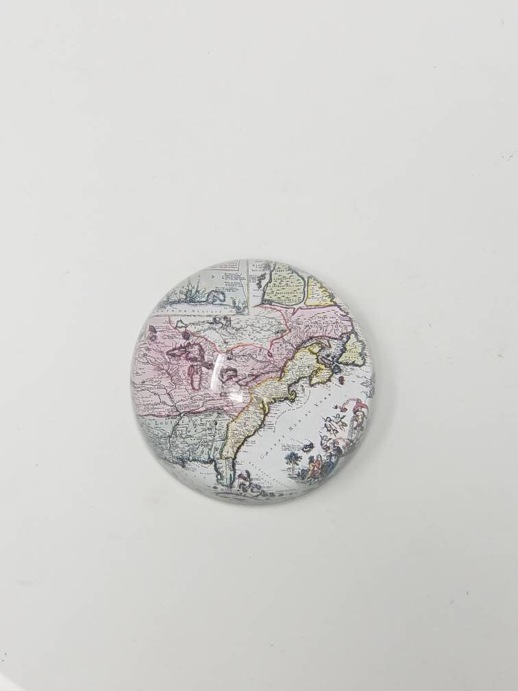 Vintage Durwin Rice New York Dome Paper Weight Glass - Etsy