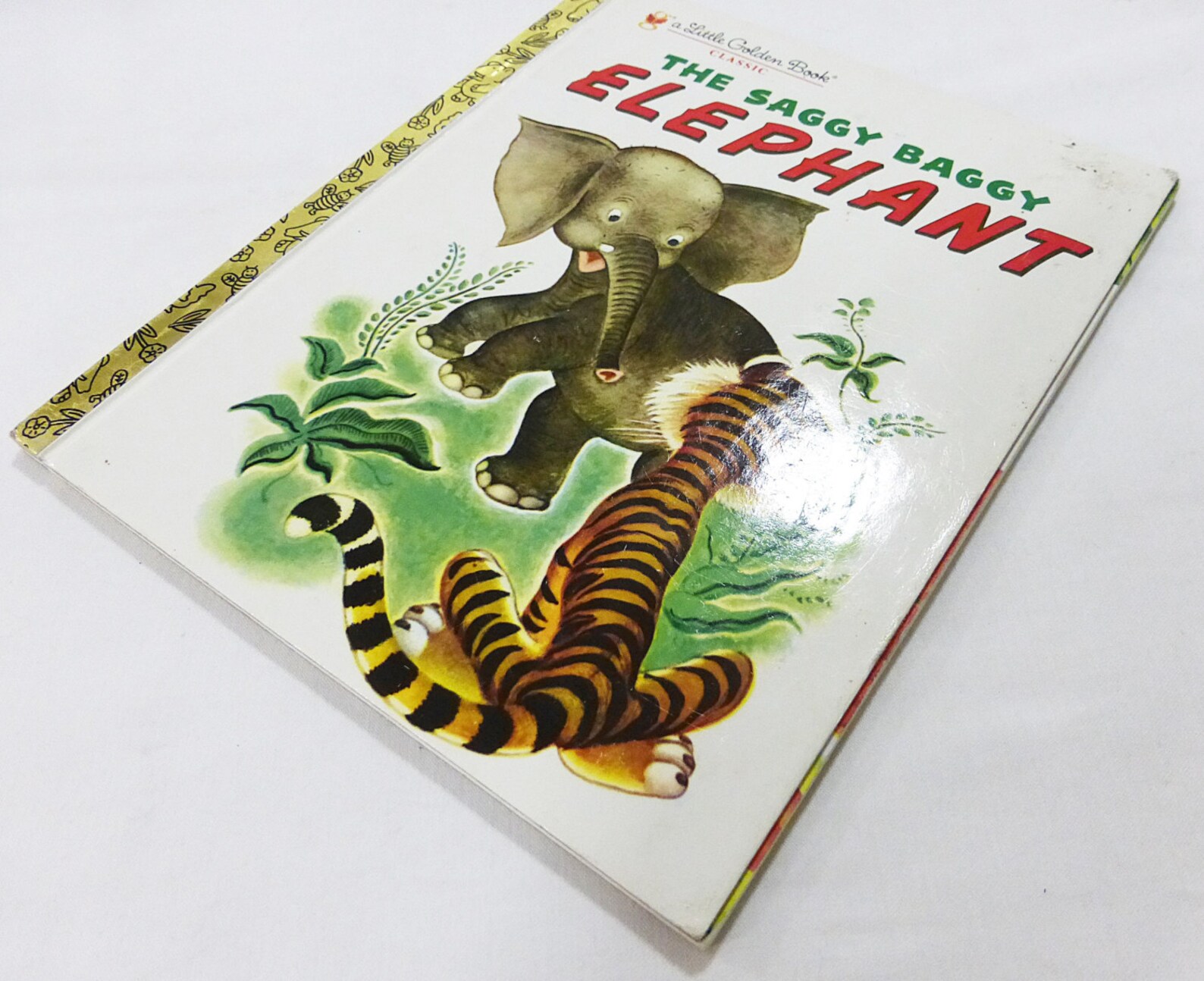 A Little Golden Book the Saggy Baggy Elephant Vintage Hardcover ...
