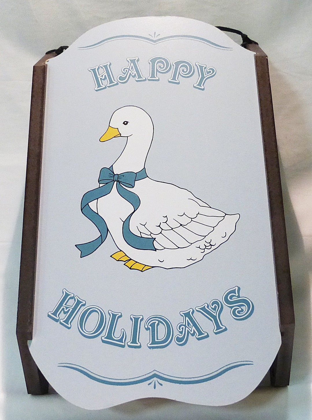 Vintage Storage for Thread or Spices Box Spool Cabinet Case Wood Duck ...