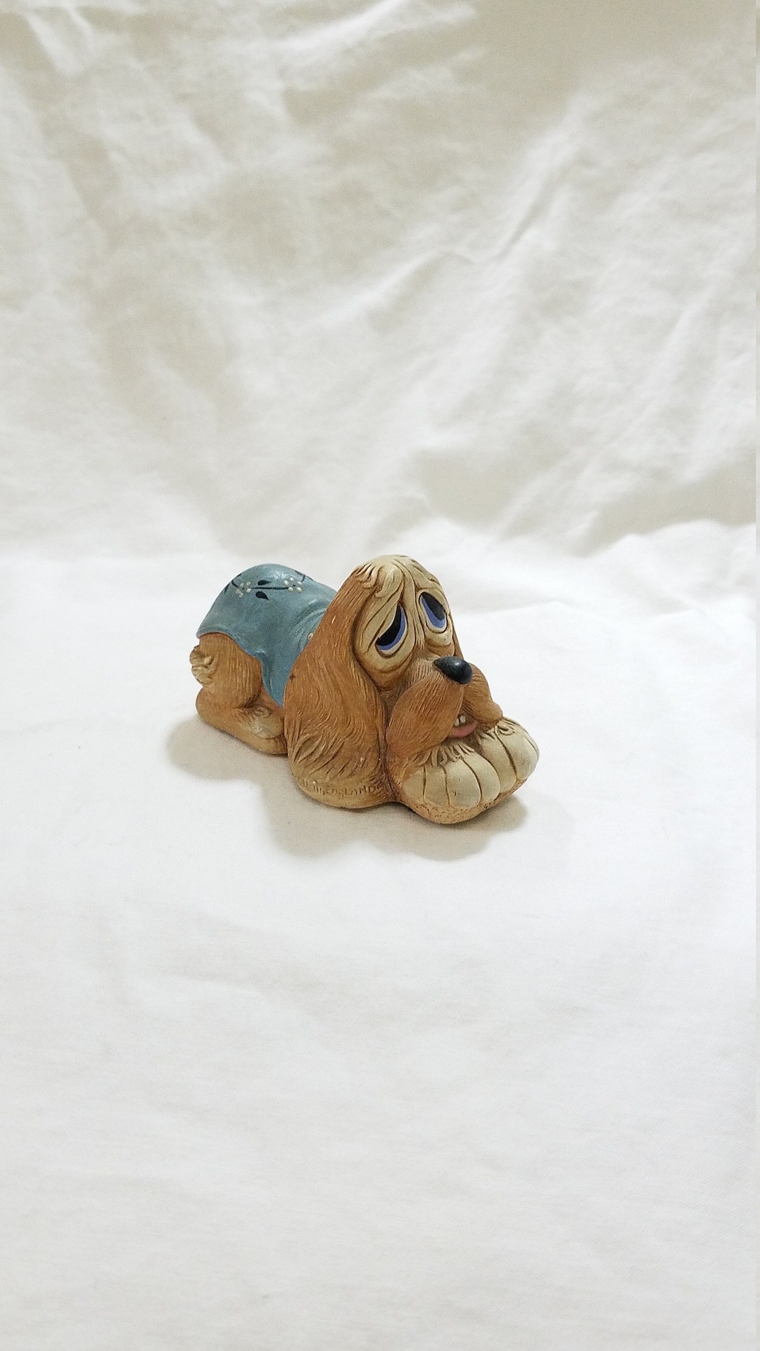 Vtg Pendelfin Hand Painted Stonecraft Pooch Dog Figurine Home Decor ...