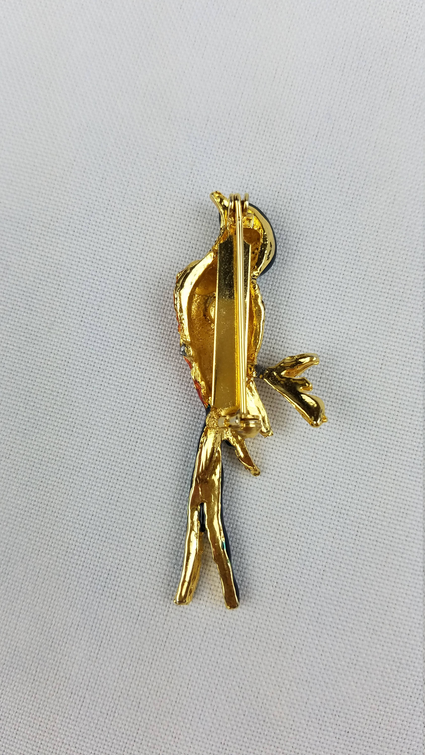 Vintage Crystal Bird Brooch Pin Multi Color Rhinestones Bird - Etsy