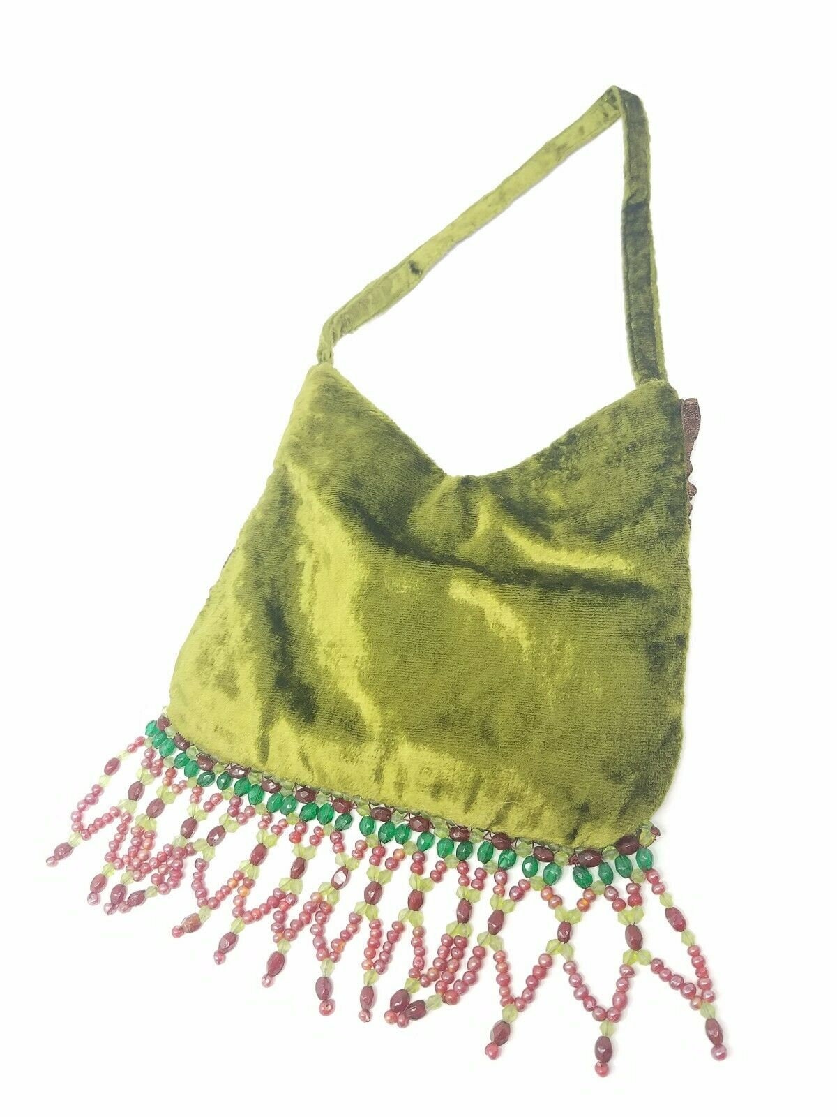 Christian Livingston Collection Women Beaded Handbag Purse Velvet ...