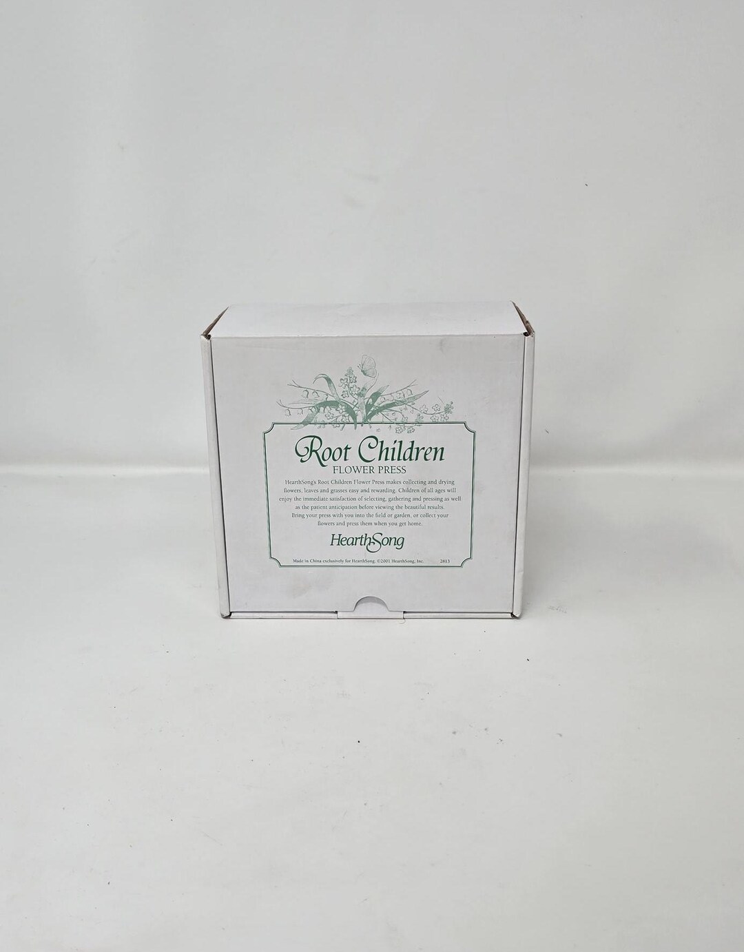 Vtg Hearth Song Root Children Wooden Flower Press Card Kit New and ...