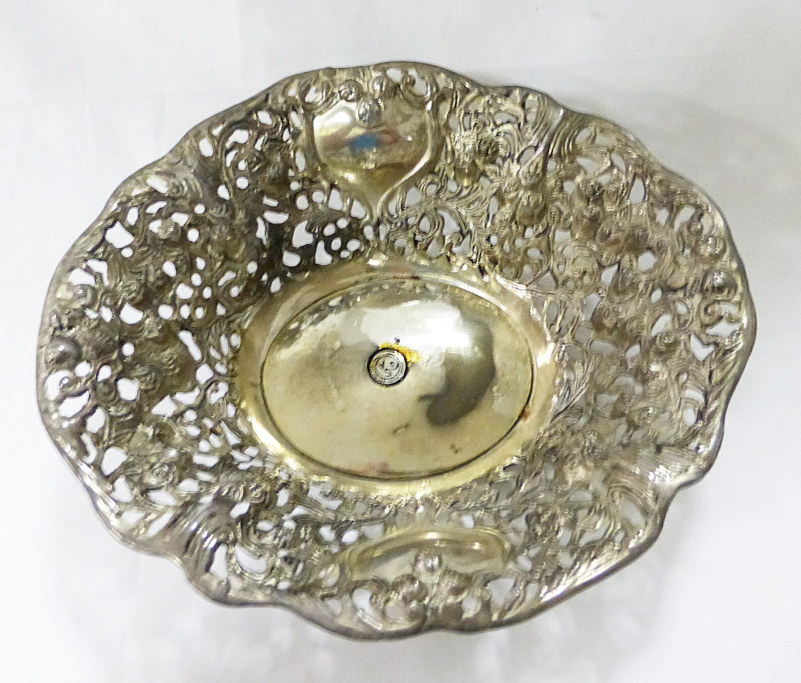 Godinger Silver Plated Roses Bowl Centerpiece 7" X 8" - Etsy