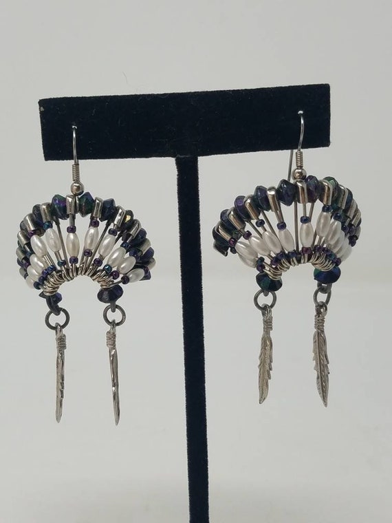 Hand made Native American Indian War Bonnet hooks dro… - Gem