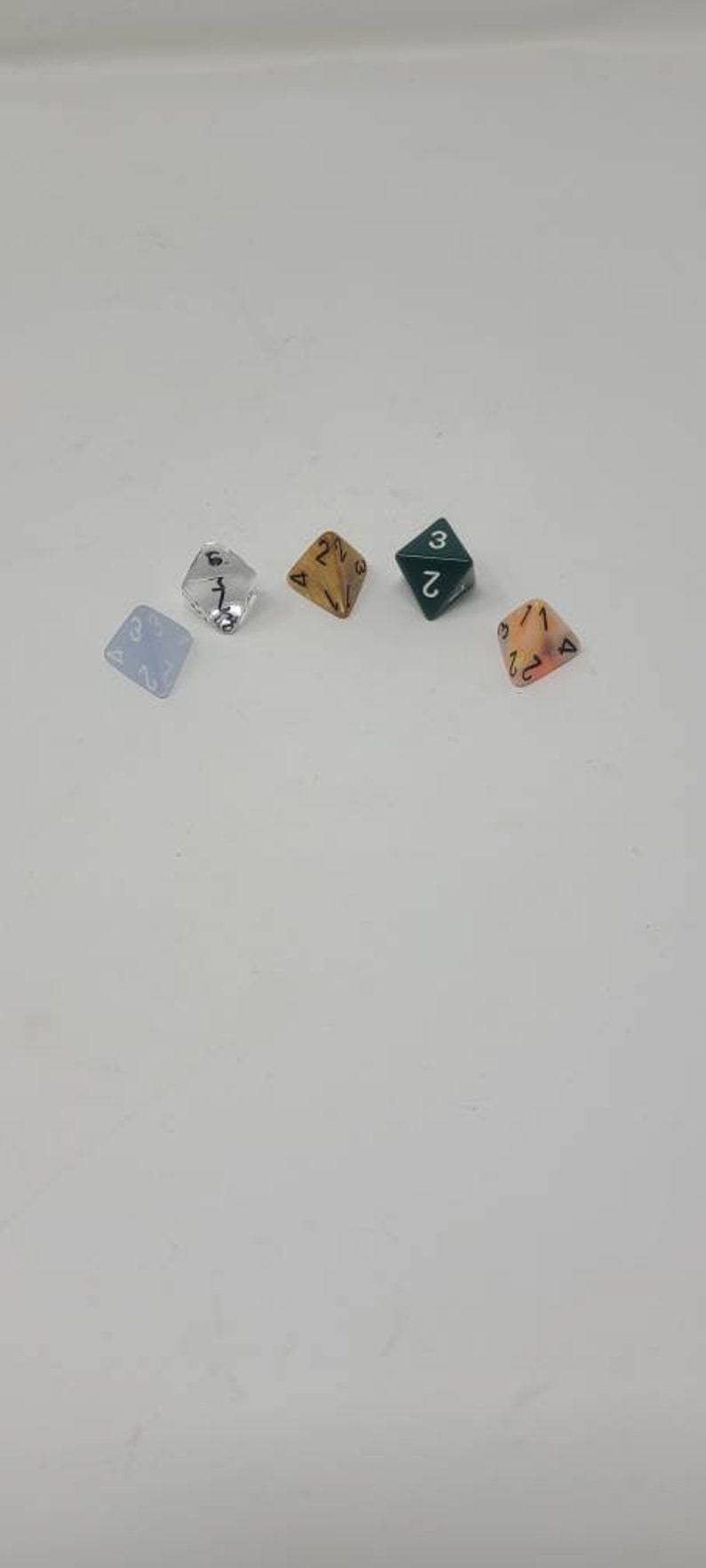 Vintage Triangle Dices Gaming Set of 5 - Etsy