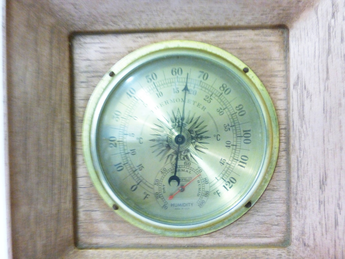 Vintage Springfield Instrument Thermometer Barometer Weather - Etsy
