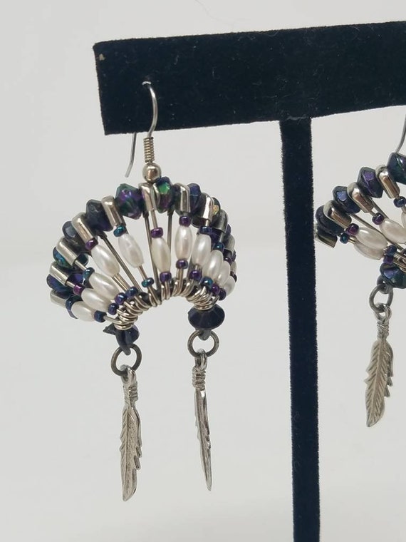 Hand made Native American Indian War Bonnet hooks dro… - Gem