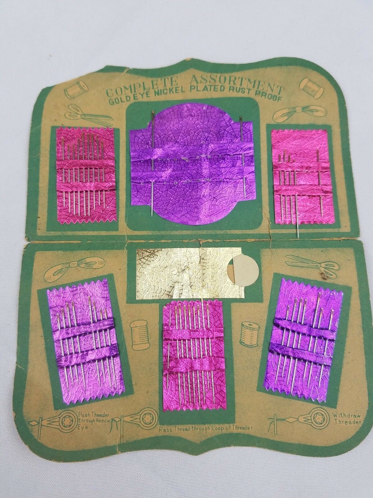 Vintage Happy Home Needle Book W/needles Threader Japan Sewing Craft - Etsy