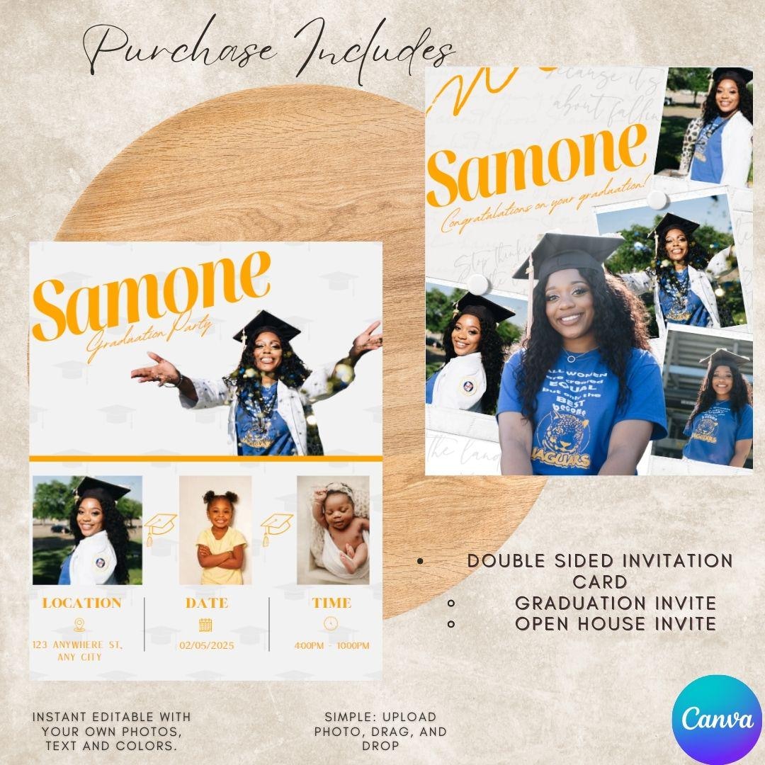 Graduation & Open House Invitation - Etsy