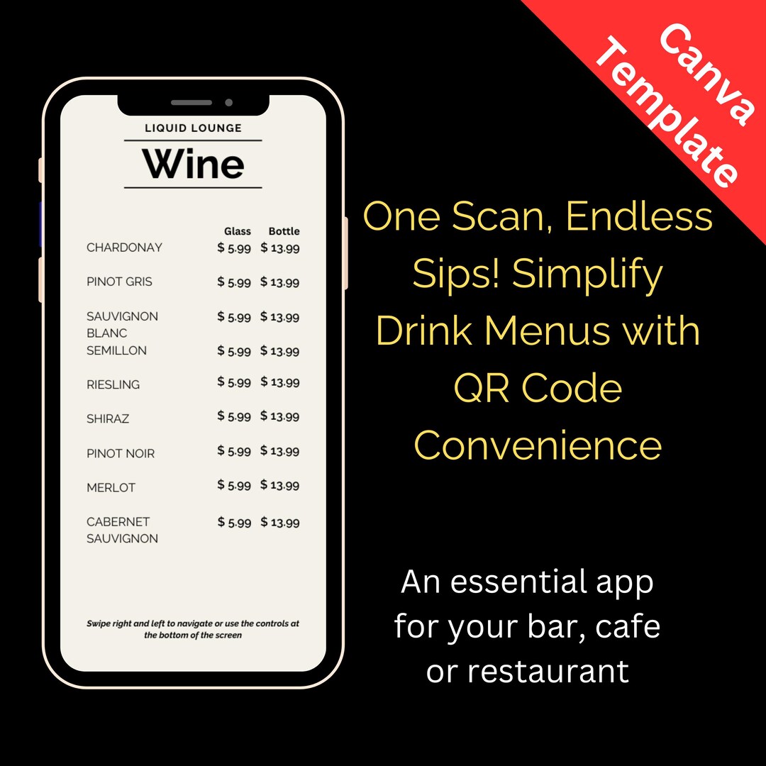 Minimalist QR Scan-to-menu App for Easy Mobile Drink Ordering ...