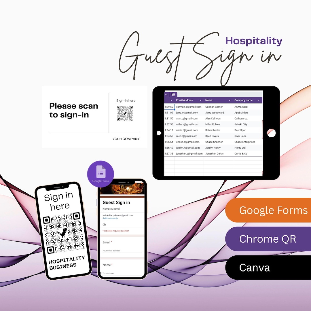 Editable Google Forms Tracker W/ QR Code - Perfect for Small Businesses ...